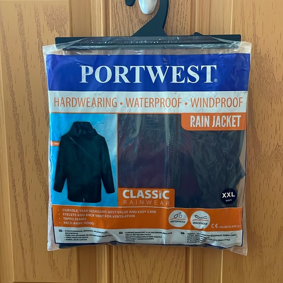 Portwest | Jackets & Coats | Mens Portwest Waterproof Rain Jacket Xxl ...